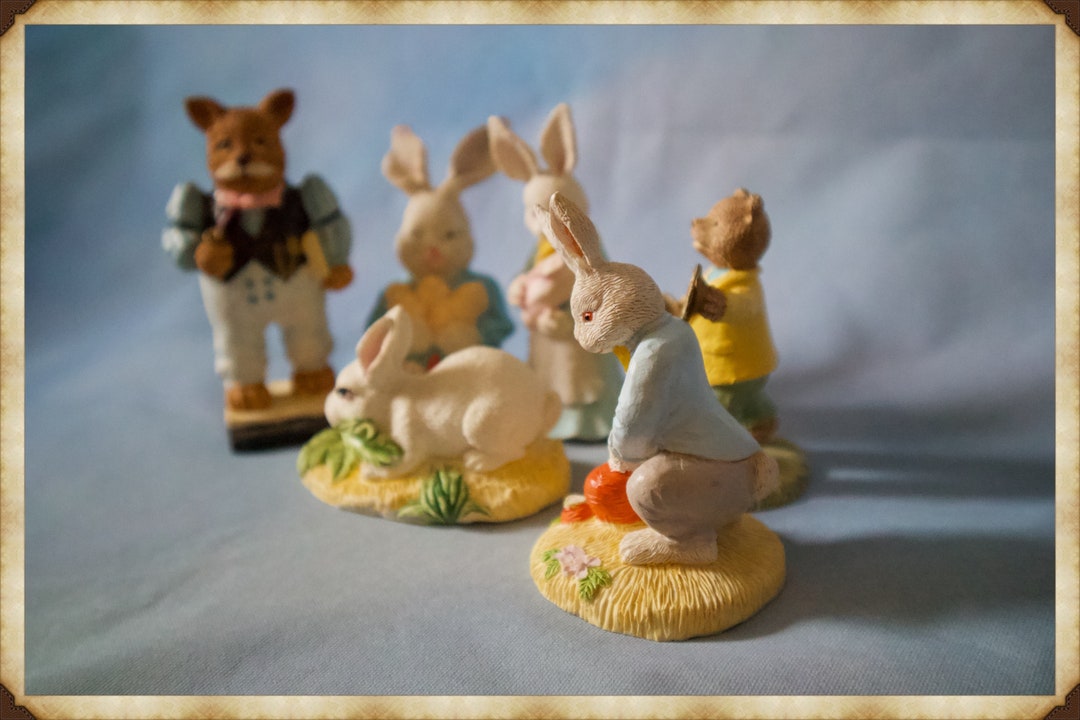 Vintage Bunny Figurines 70s-80s - Etsy