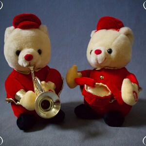 Vintage Teddy Bears Plays Jingle Bells - Etsy