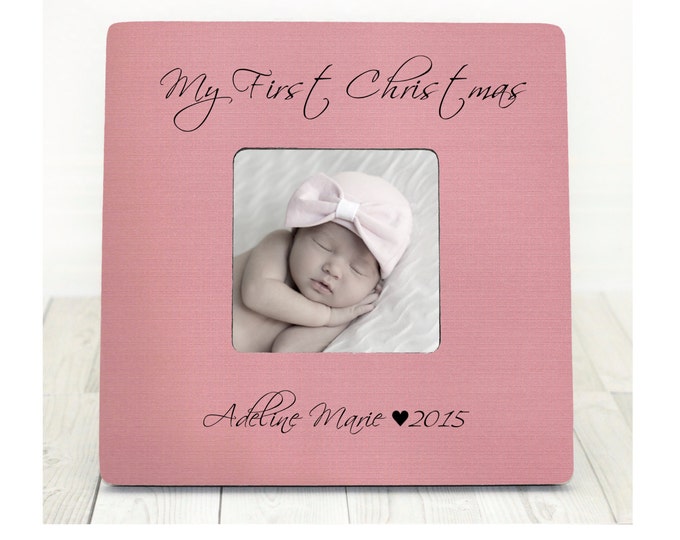 Christmas Picture Frame, Baby Picture Frames, Personalized Picture ...