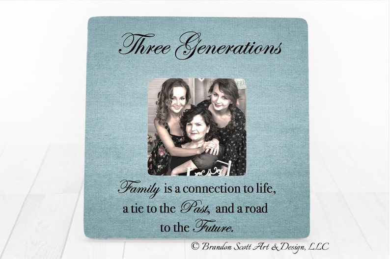 Three Generations Picture Frame, Three Generations, Four Generations ...