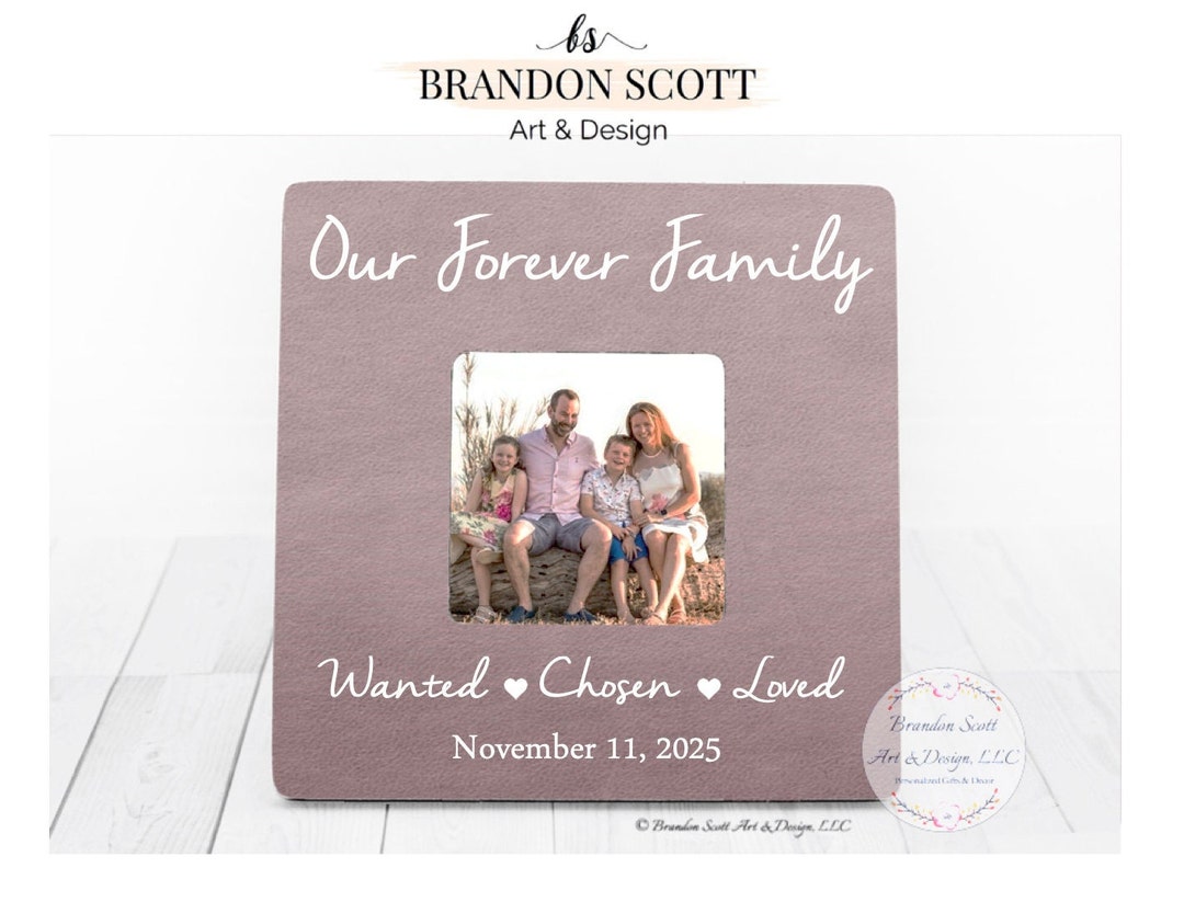 Personalized Adoption Picture Frame: Adoption Day Gift, Adoption Day ...