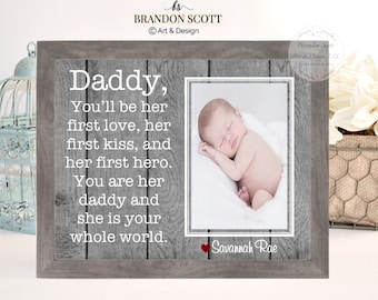 A Son's First Hero Daddy Hero Personalized Picture Frame - Etsy