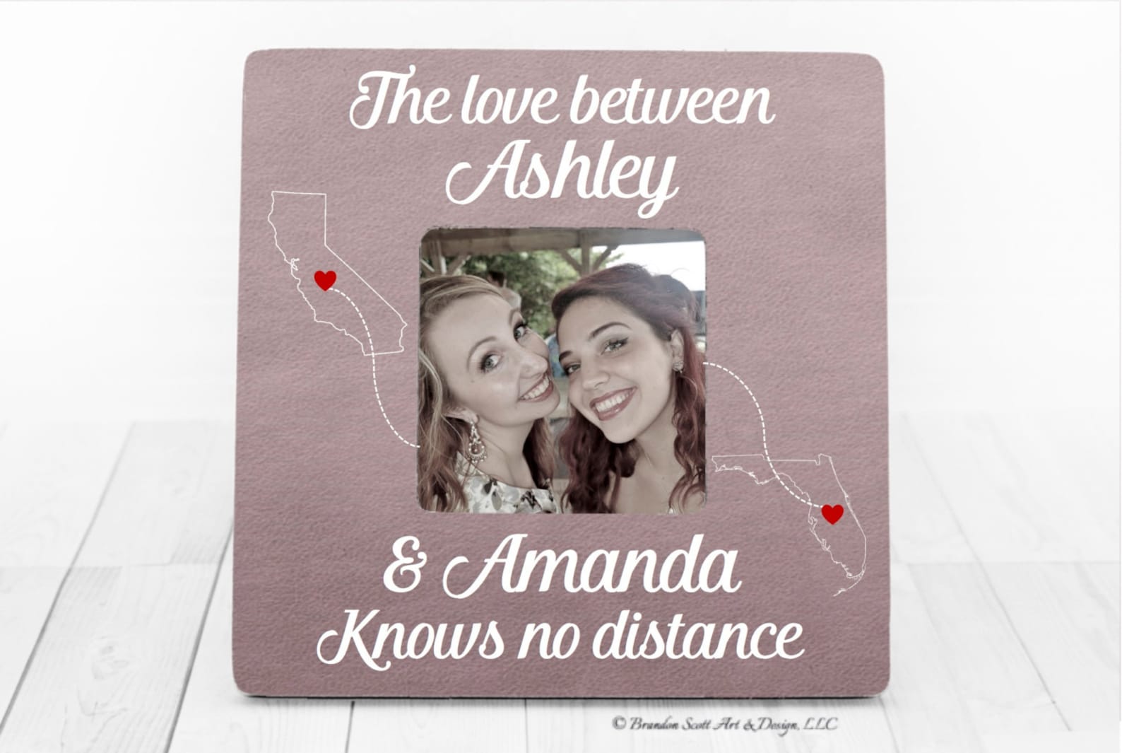 Long Distance Sisters Best Friends Personalized Friends - Etsy