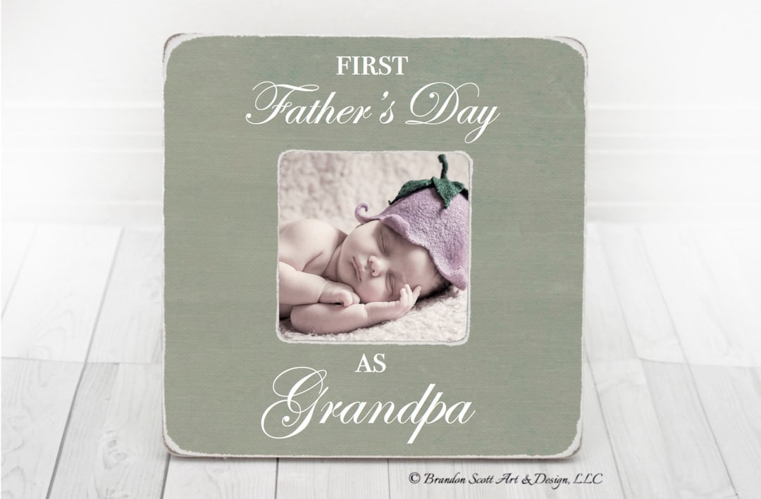 Grandpa Picture Frame, Fathers Day Gift, Personalized Frame, First ...