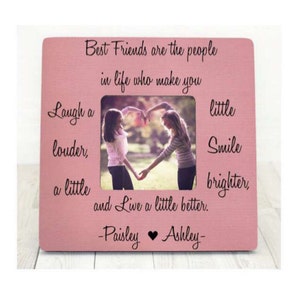 Best Friends Frame Best Friends Picture Frame Best Friend Gift Best ...