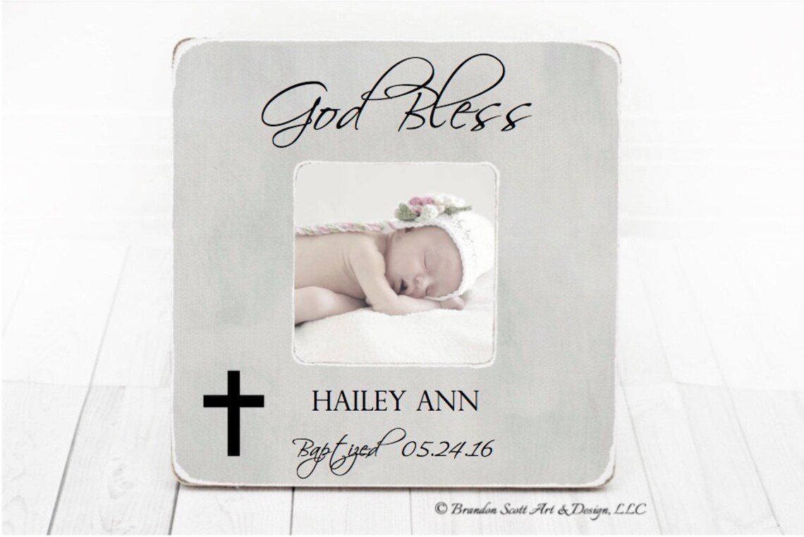 Baptism Gift Baptism Frame Personalized Baptism Gift - Etsy