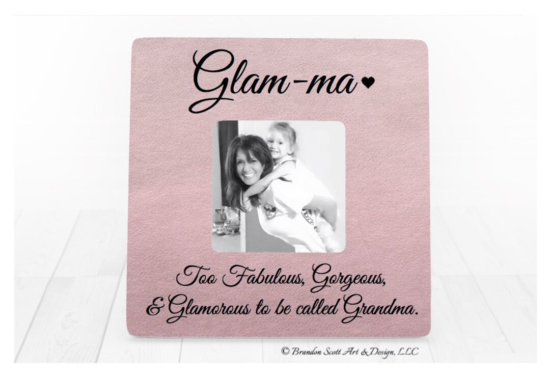 Personalized Glamma Frame – Gift for Glam Grandma – Custom Grandma ...