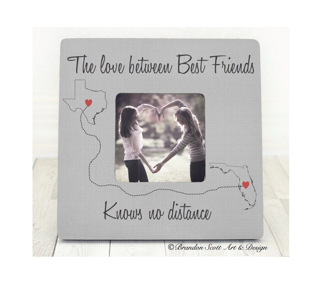 Best Friends Frame, Long Distance Best Friends, States Frame ...