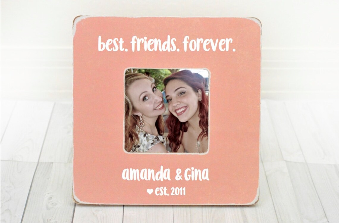 Best Friend Picture Frame Best Friends Picture Frame Best - Etsy