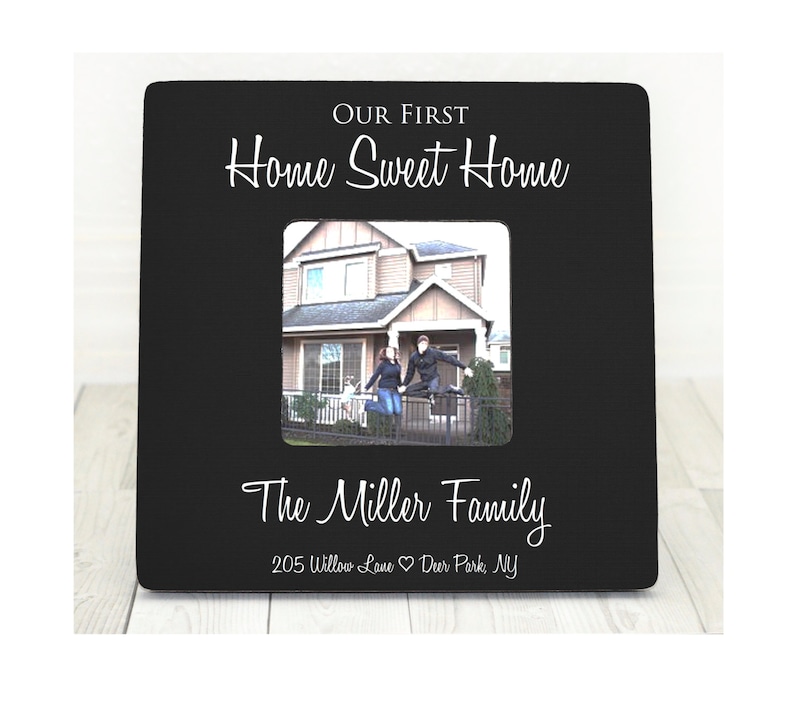 Housewarming Gift Our First Home Personalized Picture Frame - Etsy