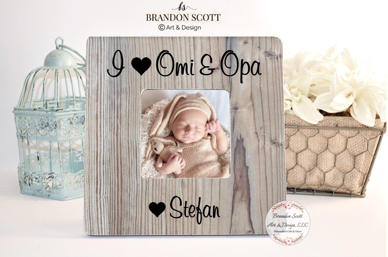 Omi and Opa Photo Frame – Personalized Grandparents Gift | Custom ...