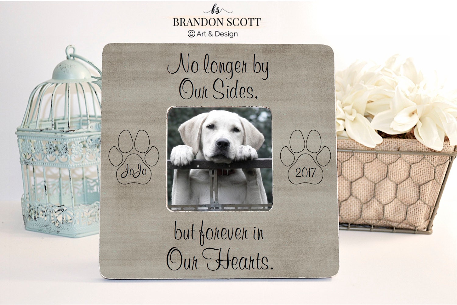 No Longer by Our Sides Forever in Our Hearts, Pet Sympathy No Longer by Our Sides Forever in Our Hearts, Pet Sympathy