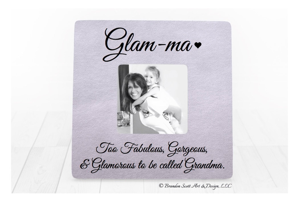 Glam-ma Gift Glam-ma Frame Funny Mothers Day Gift for | Etsy