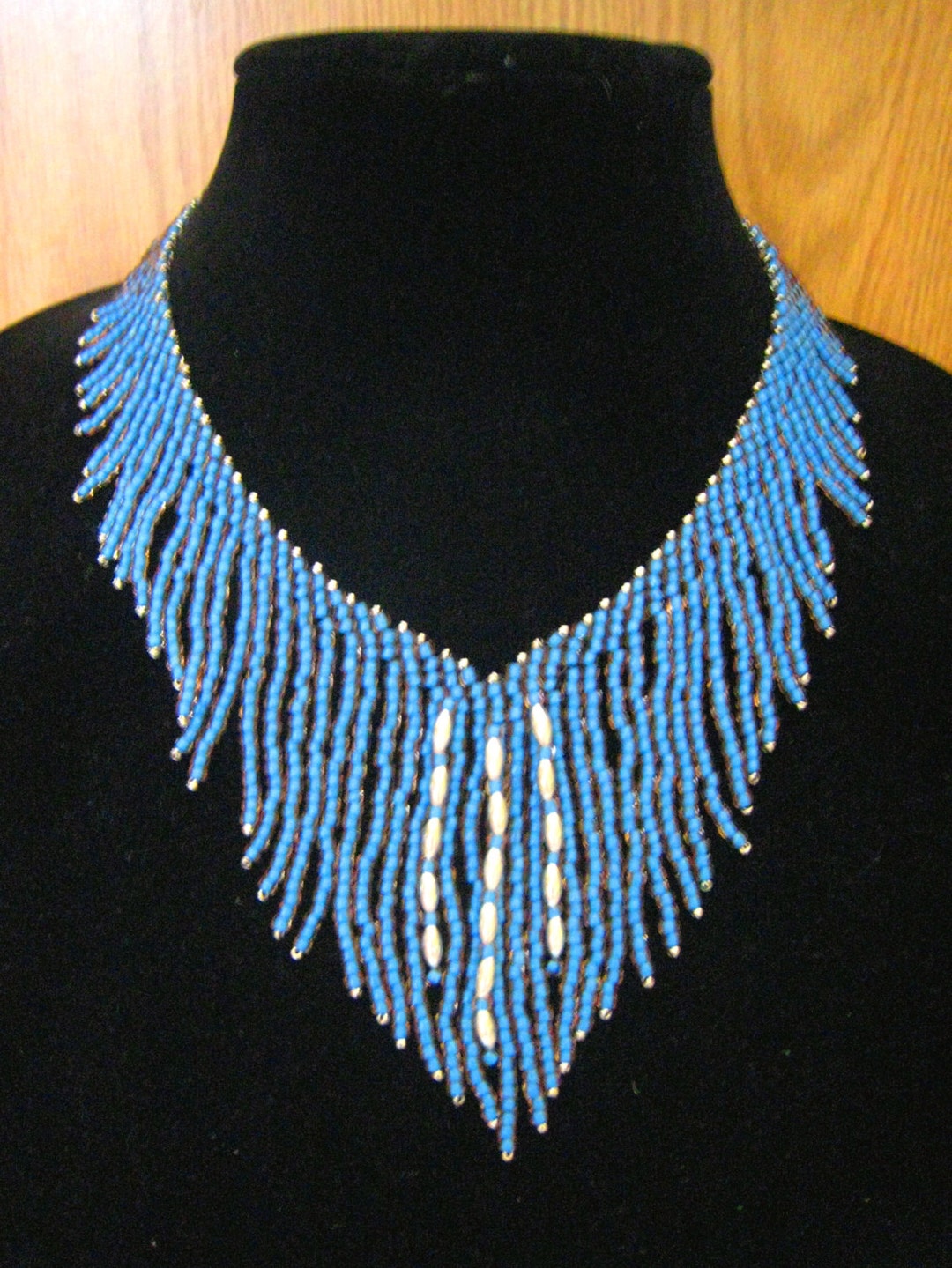 Waterfall Beaded Necklace Tutorial - Etsy