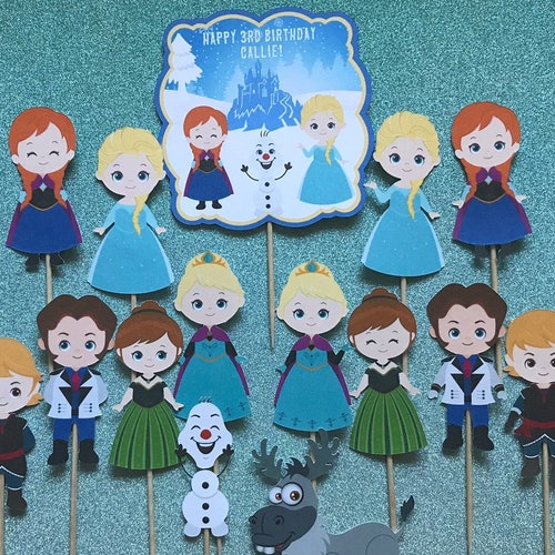 Frozen Stickers and Treat Bags Frozen Birthday Favors | Etsy