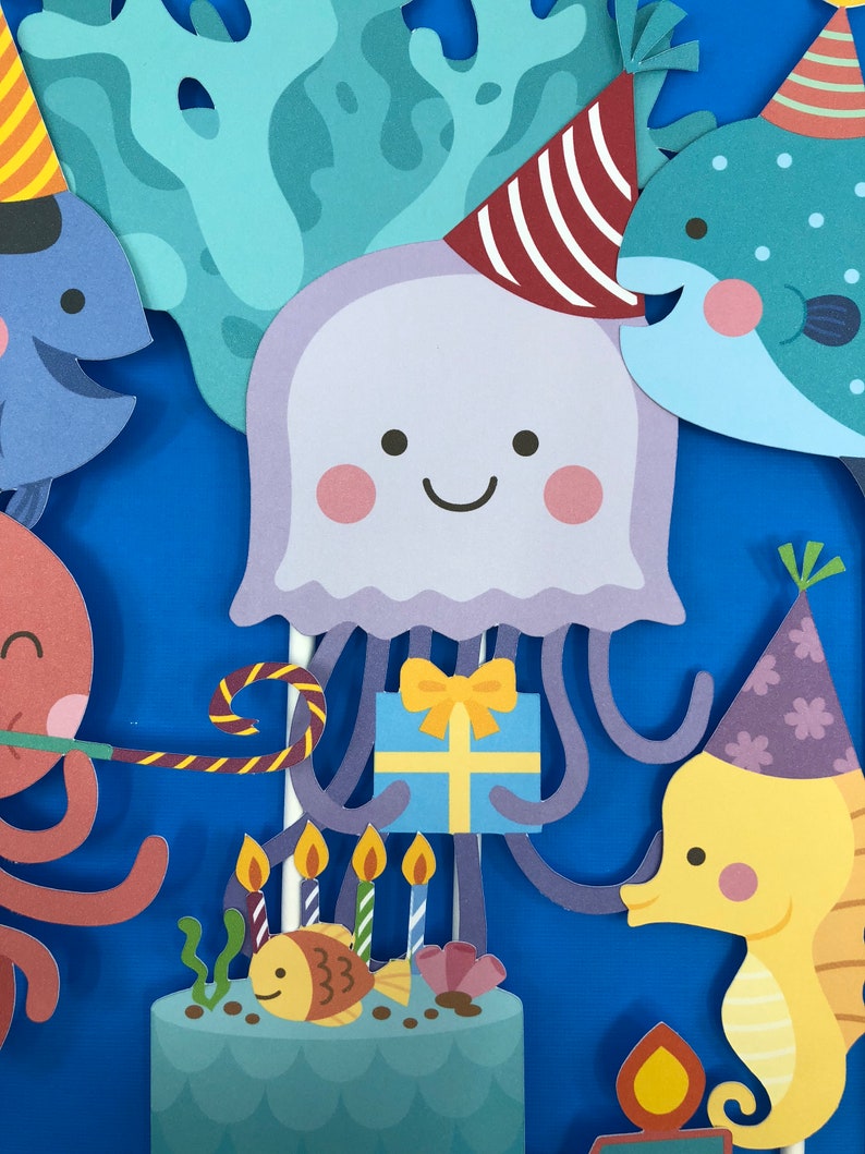 Sea Life Party Centerpiece Sea Party Centerpiece Under the - Etsy