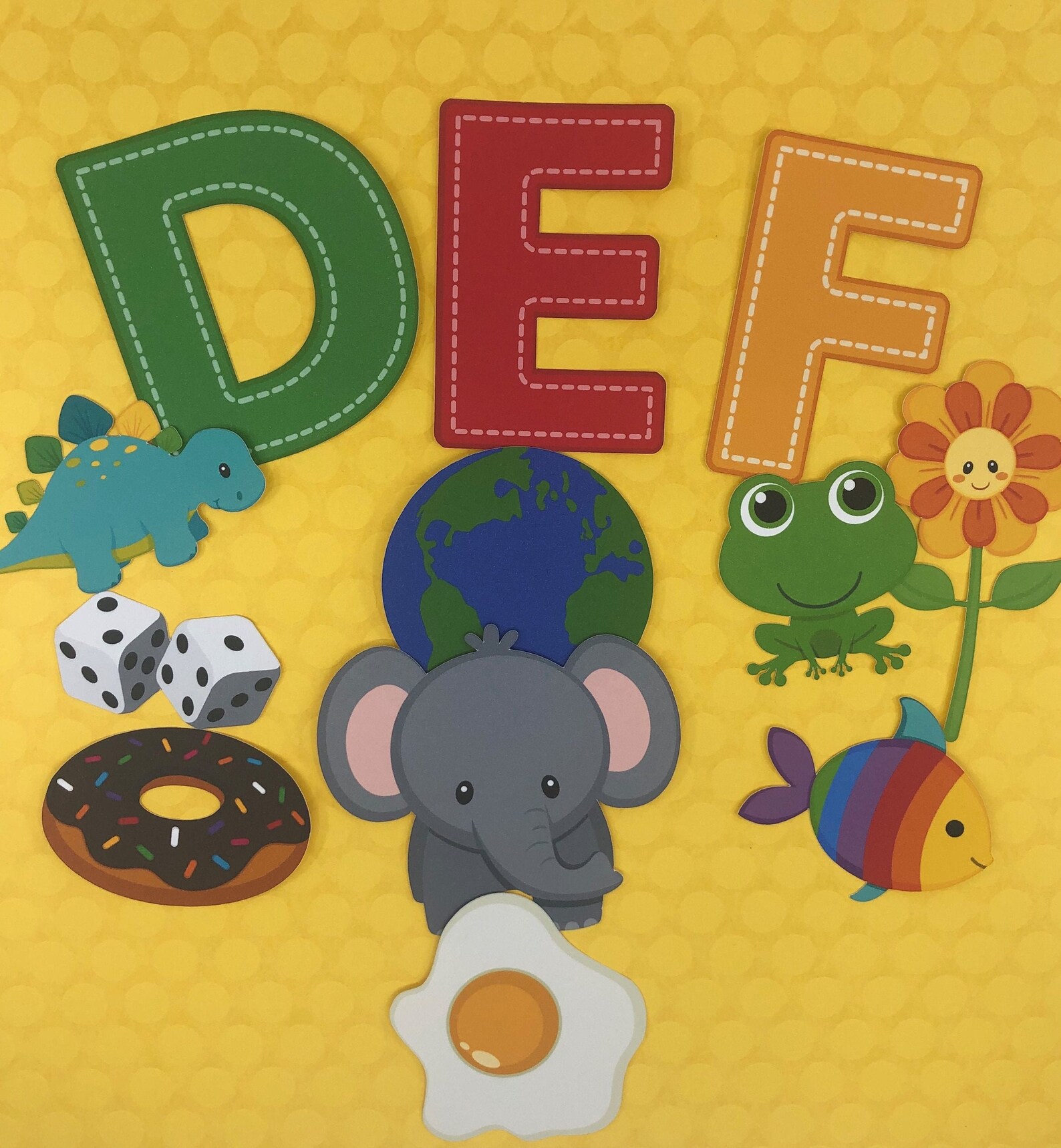 Alphabet Learning Set Alphabet Letters Alphabet Playset | Etsy