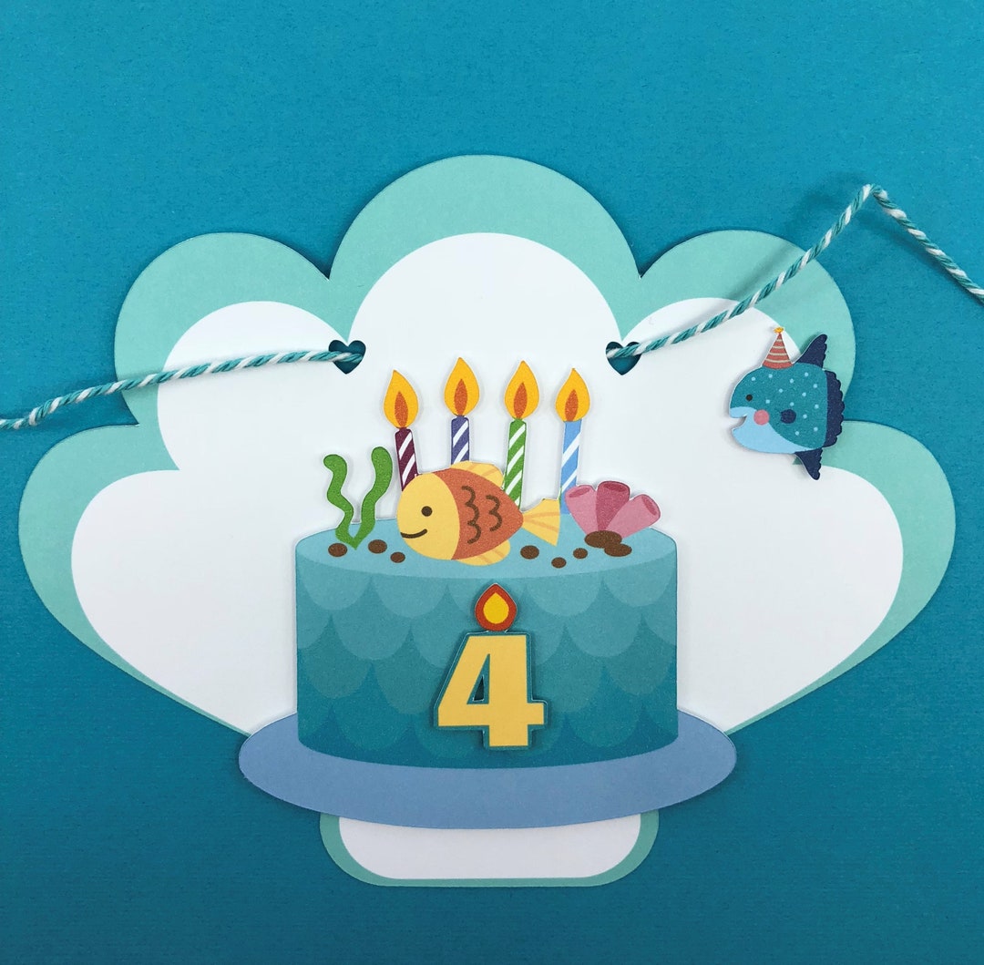 Sea Life Party Banner Sea Party Sea Banner Sea Theme Under - Etsy