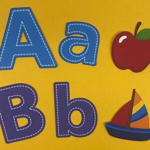 Alphabet Learning Set Alphabet Letters Alphabet Playset - Etsy