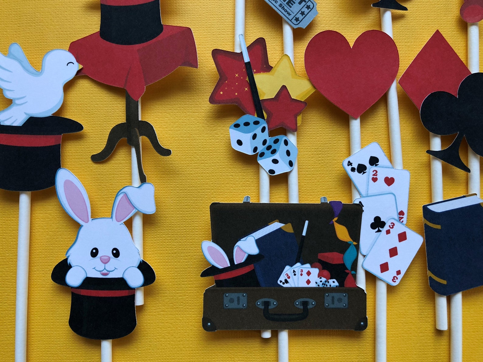 Magician Cupcake Toppers Magic Show Magic Theme Party Magic - Etsy Canada