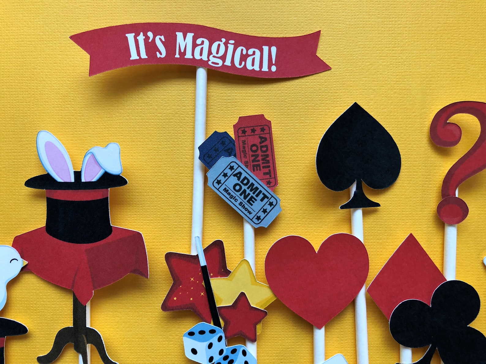 Magician Cupcake Toppers Magic Show Magic Theme Party Magic - Etsy Canada