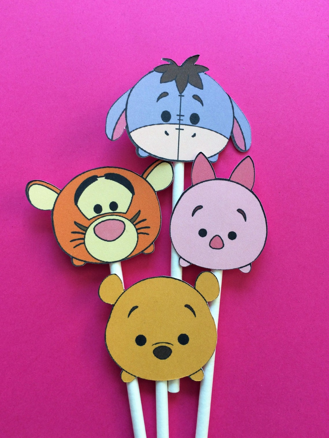 Tsum Tsum Disney Inspired Cupcake Toppers Tsum Tsum Party - Etsy