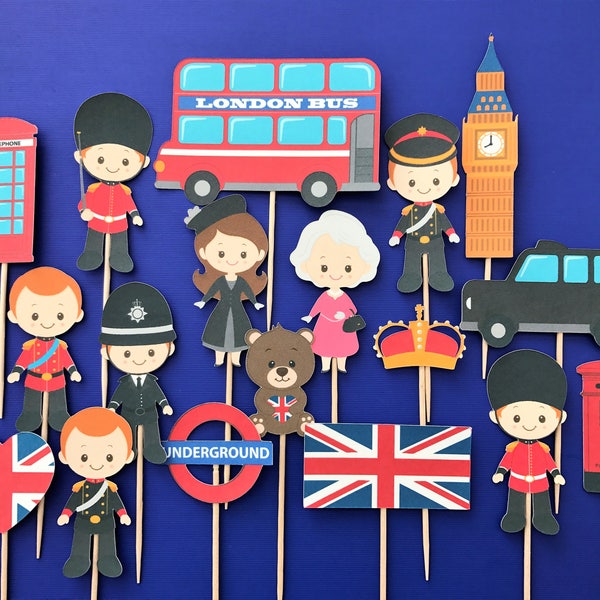 London Theme Party - Etsy