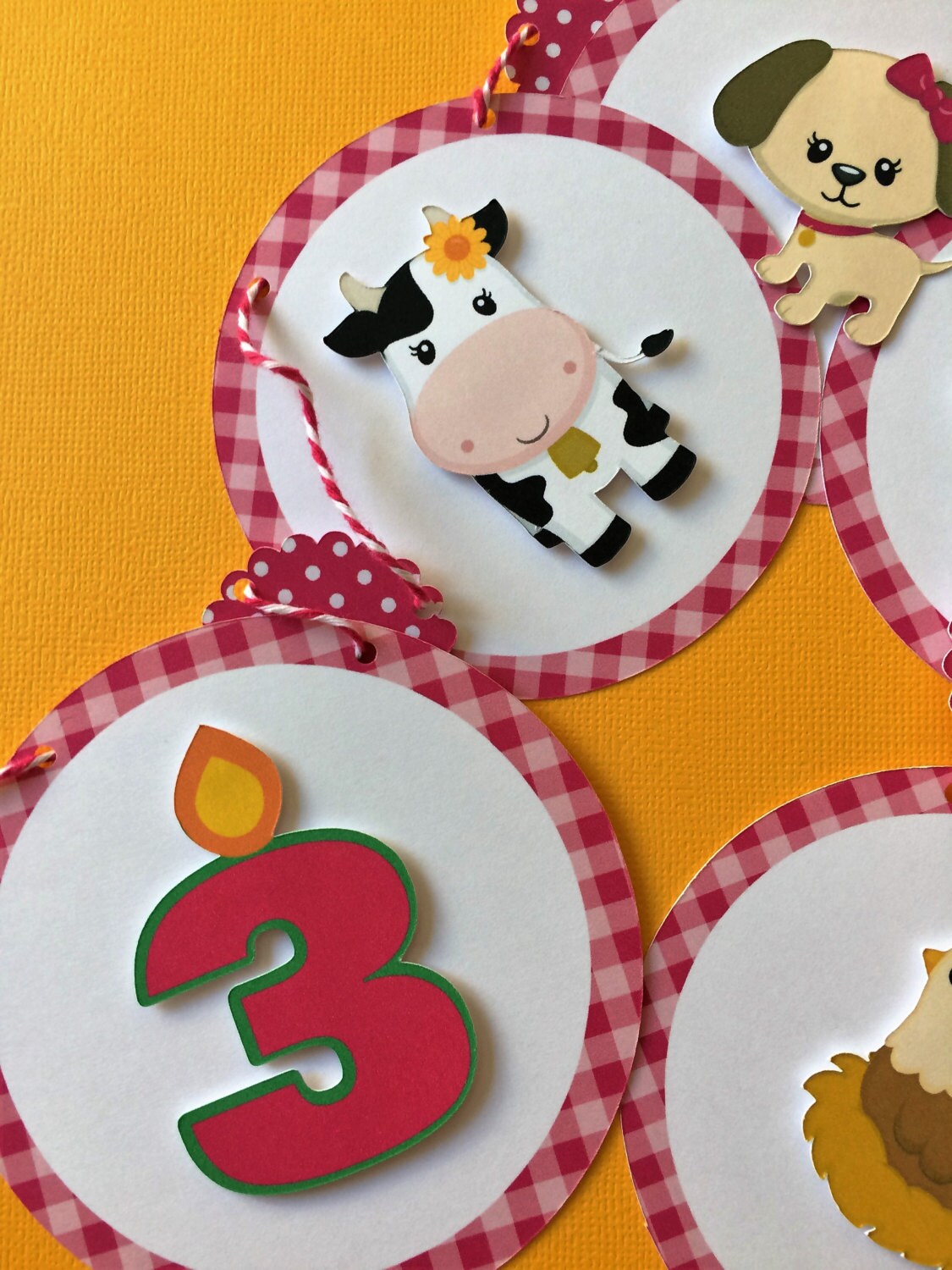 Farm Banner Farm Animals Banner Cow Banner Banner Farm - Etsy
