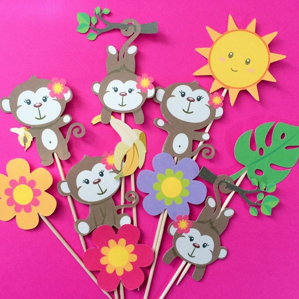 Monkey Topper - Etsy
