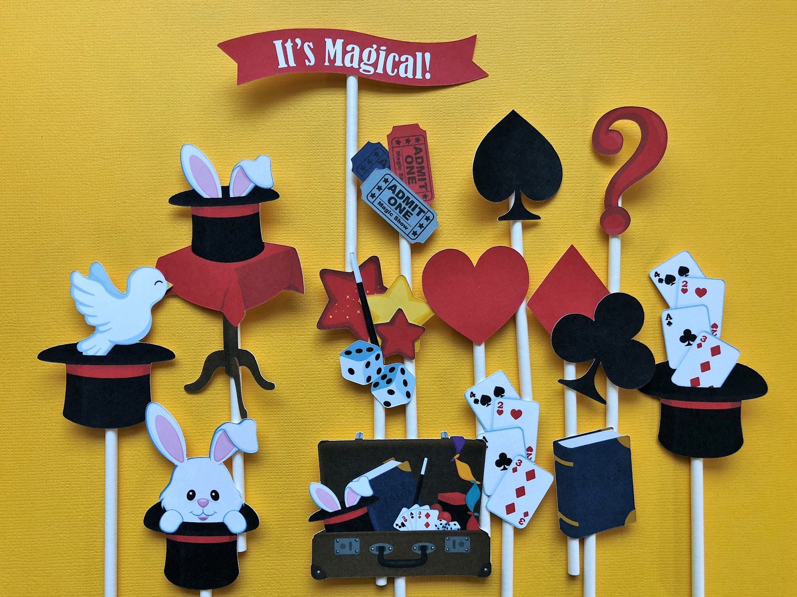 Magician Cupcake Toppers Magic Show Magic Theme Party Magic - Etsy Canada