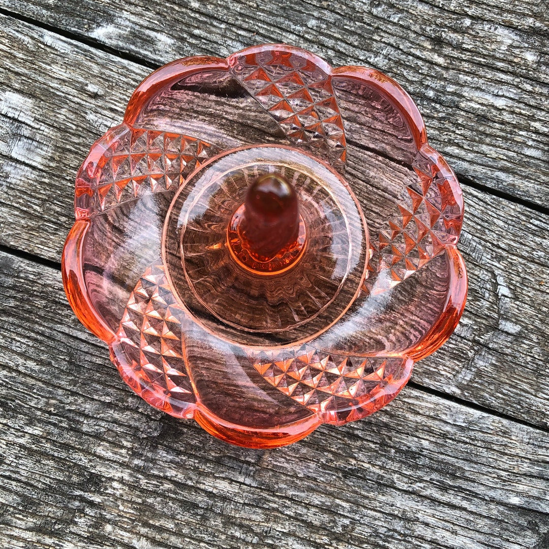 Vintage Glass Ring Dish, Cut Glass Ring Dish, Antique Ring Storage - Etsy