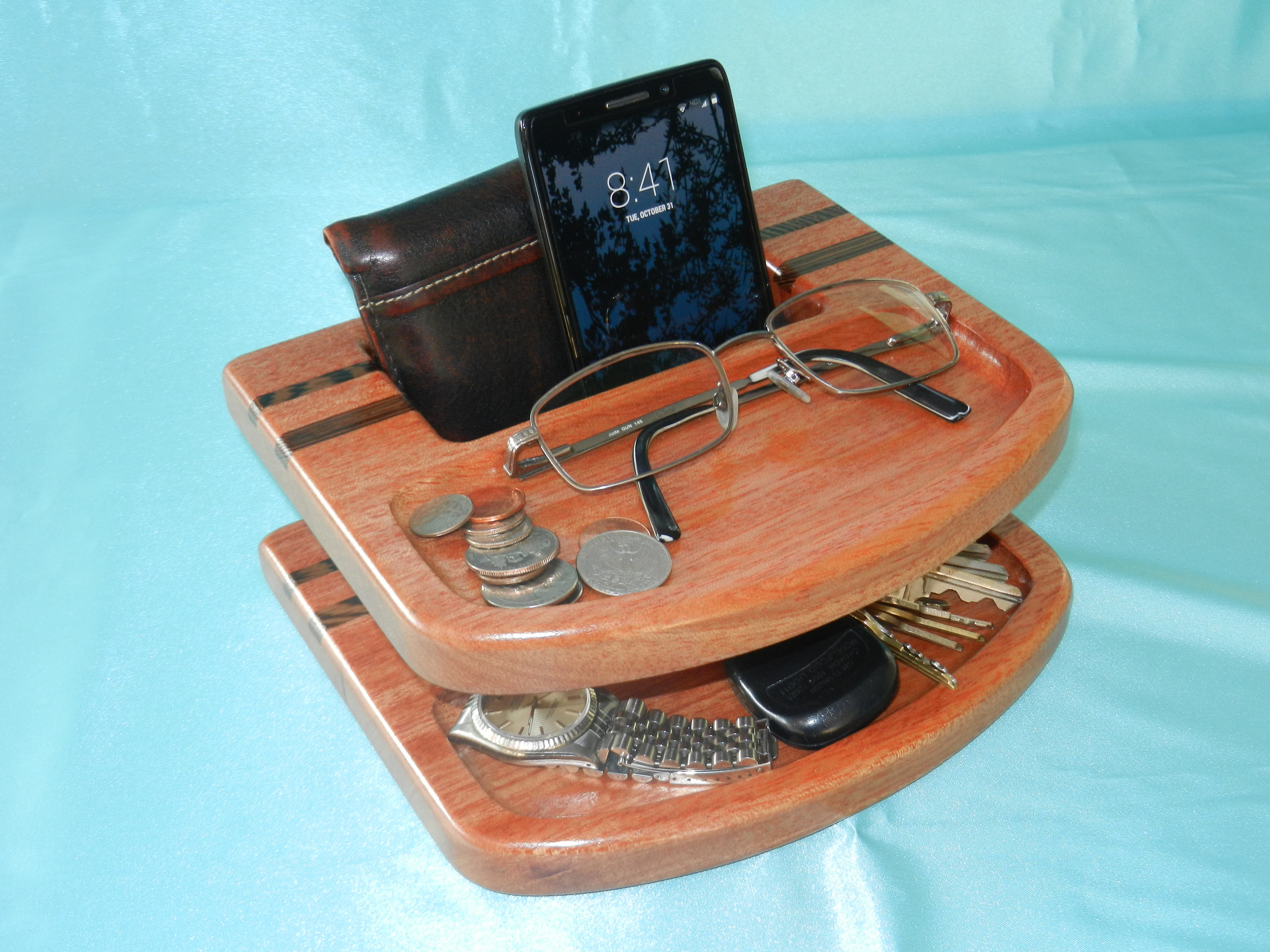 Mans Mahogany Valet With Arch Front - Etsy