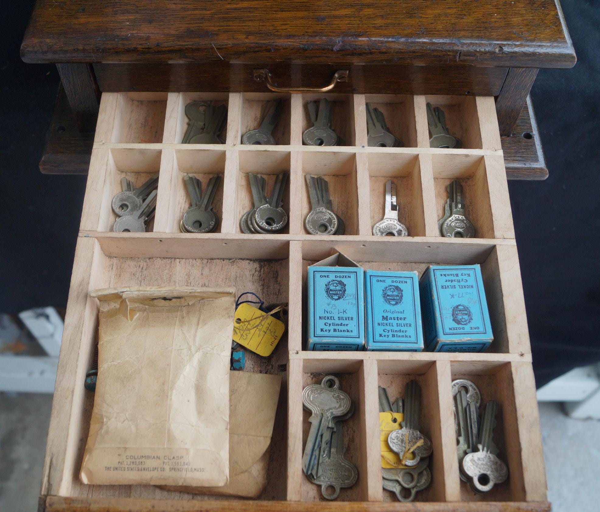 Antique 1910s Corbin Cabinet & Lock Company Key Cutter - COMEPLETE ...