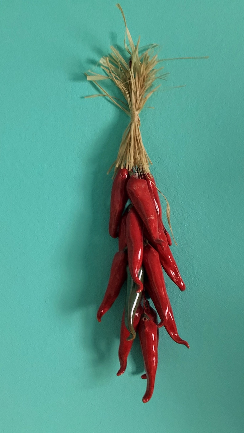Red Chili Ristra New Mexico Christmas Hanging Chilies - Etsy
