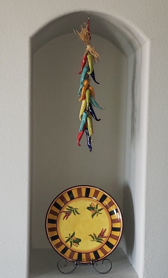 Ceramic Chile Multicolor Ristra Talavera Colors - Etsy