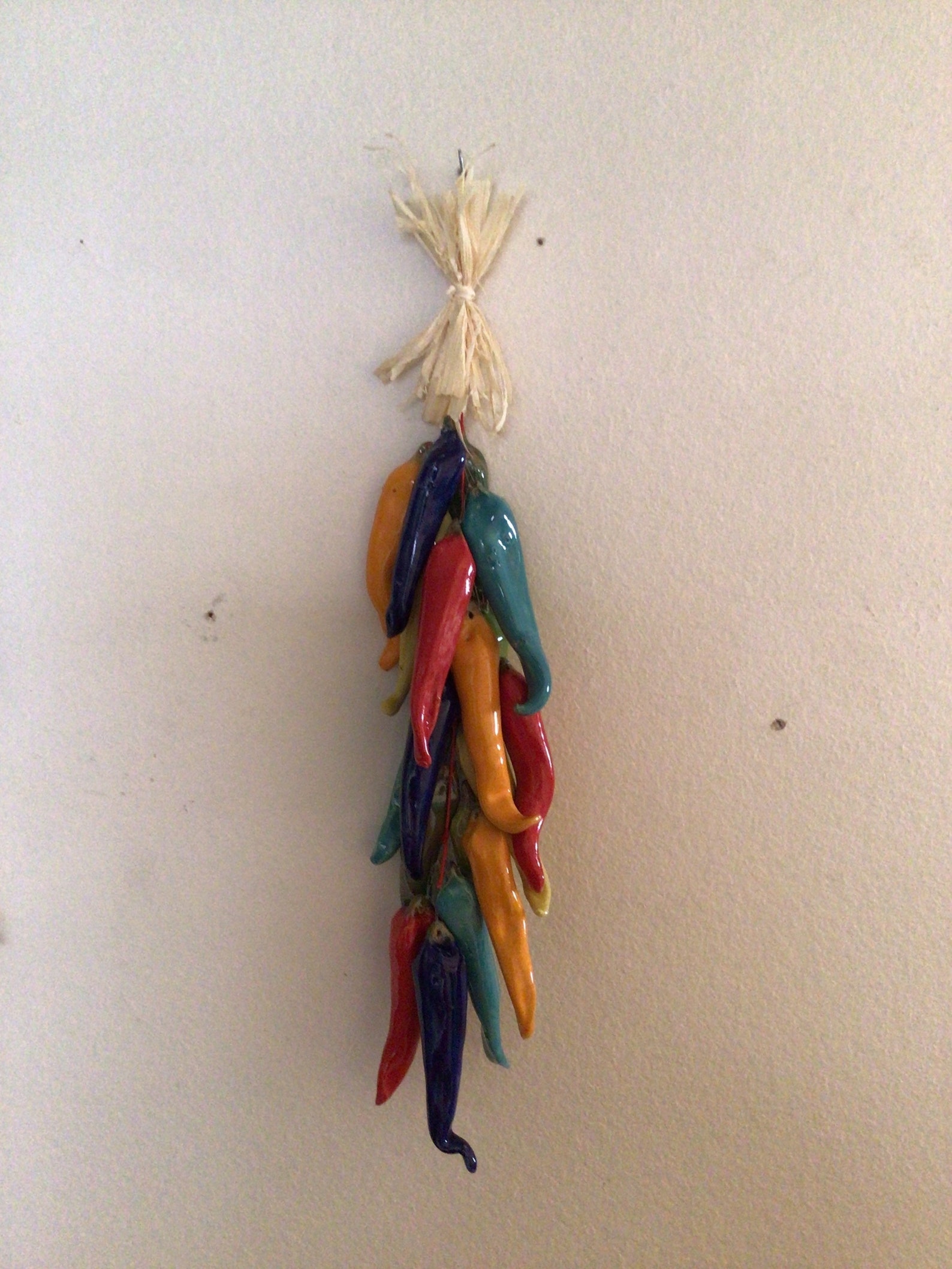 Ceramic Chile Multicolor Ristra Talavera Colors - Etsy