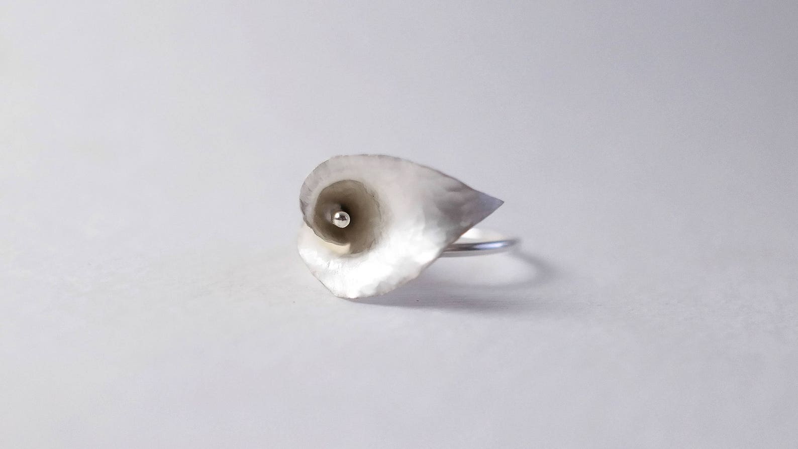 Calla Lily Ring Silver Calla Lily Botanical Ring Nature - Etsy