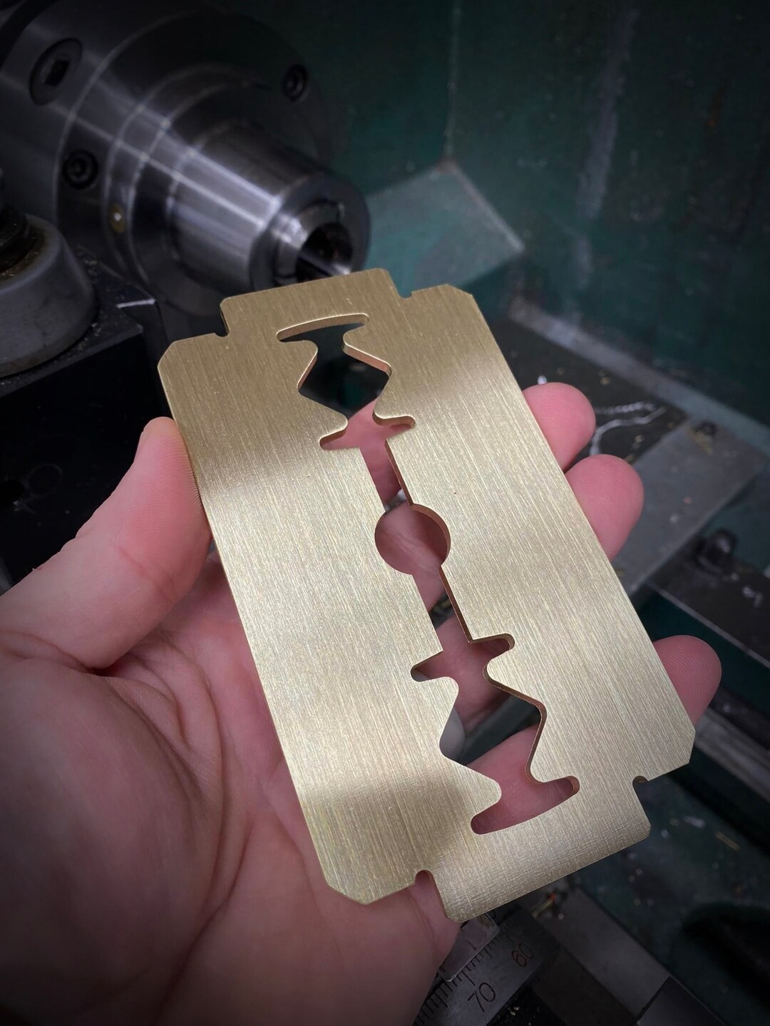 GIANT RAZOR BLADE (brass) - Etsy