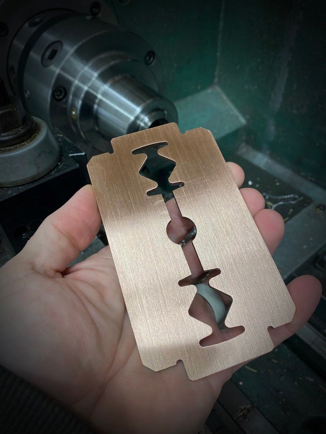 GIANT RAZOR BLADE copper - Etsy