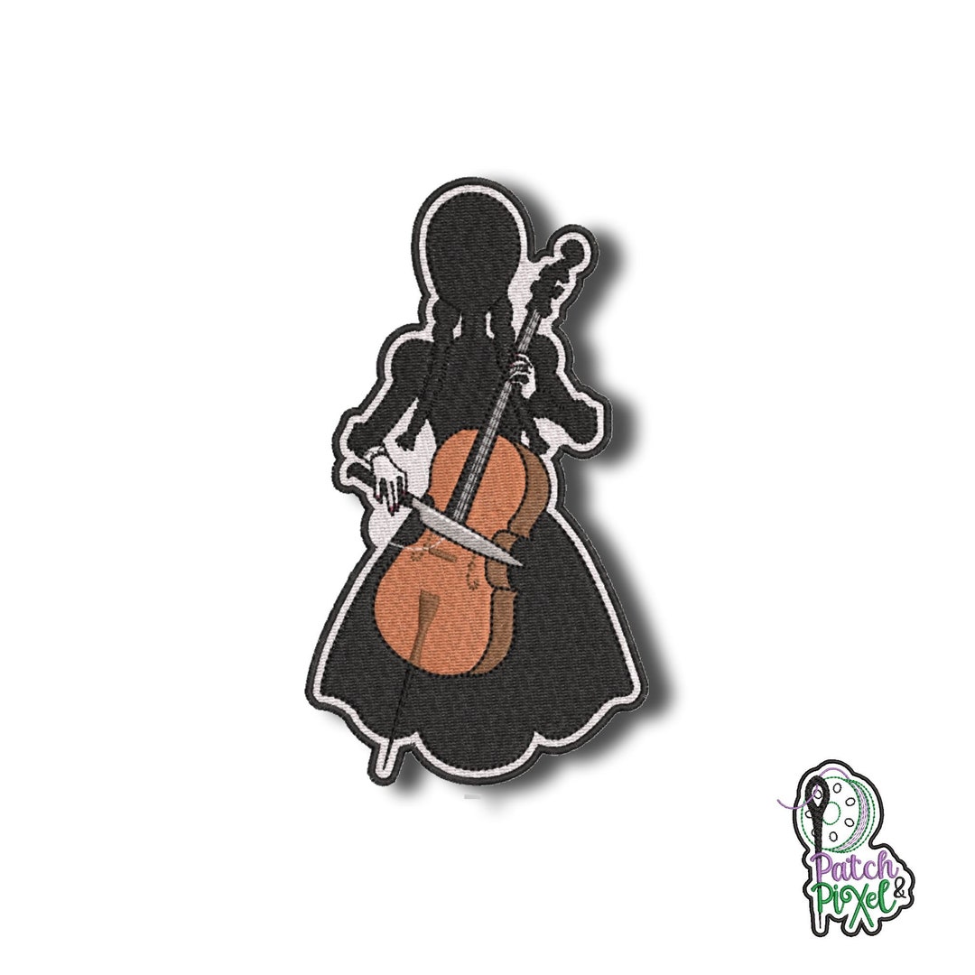 WEDNESDAY Wednesday Addams Embroidery Crest Patch for Customization of ...