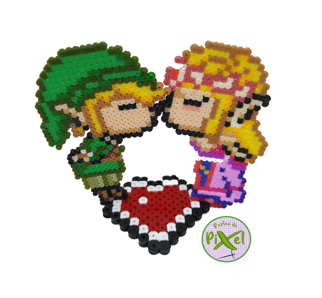 Zelda and Link CAKE DECORATION for a Geek Wedding or Birthday - Etsy