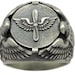Prop Wings Army Aviation Air Force Sterling Silver American Eagle Biker ...