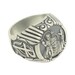Saint Christopher Sterling Silver Men Ring Handcrafted - Etsy