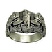 Submarine Dolphins US Navy Sterling Silver 925 Men Ring Warfare ...