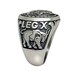 Roman Emperor Sterling Silver Men's Ring Gaius Julius Caesar SPQR ...