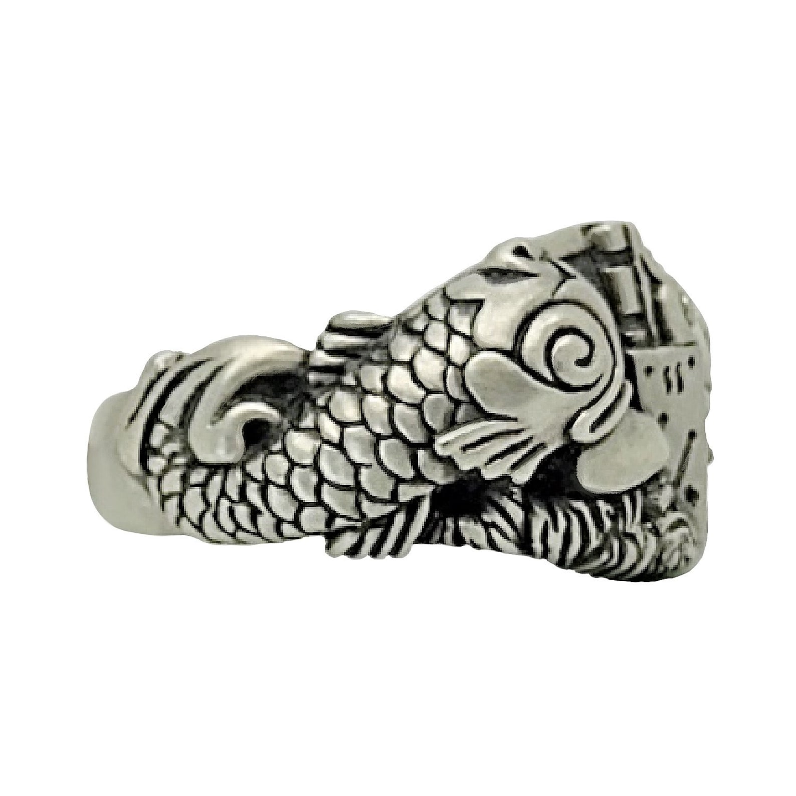 Submarine Dolphins US Navy Sterling Silver 925 Men Ring Warfare ...