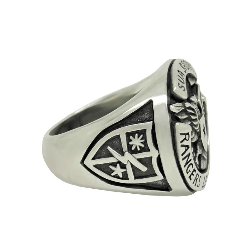 Rangers Sterling Silver Mens Ring Army 75th Ranger Regiment - Etsy