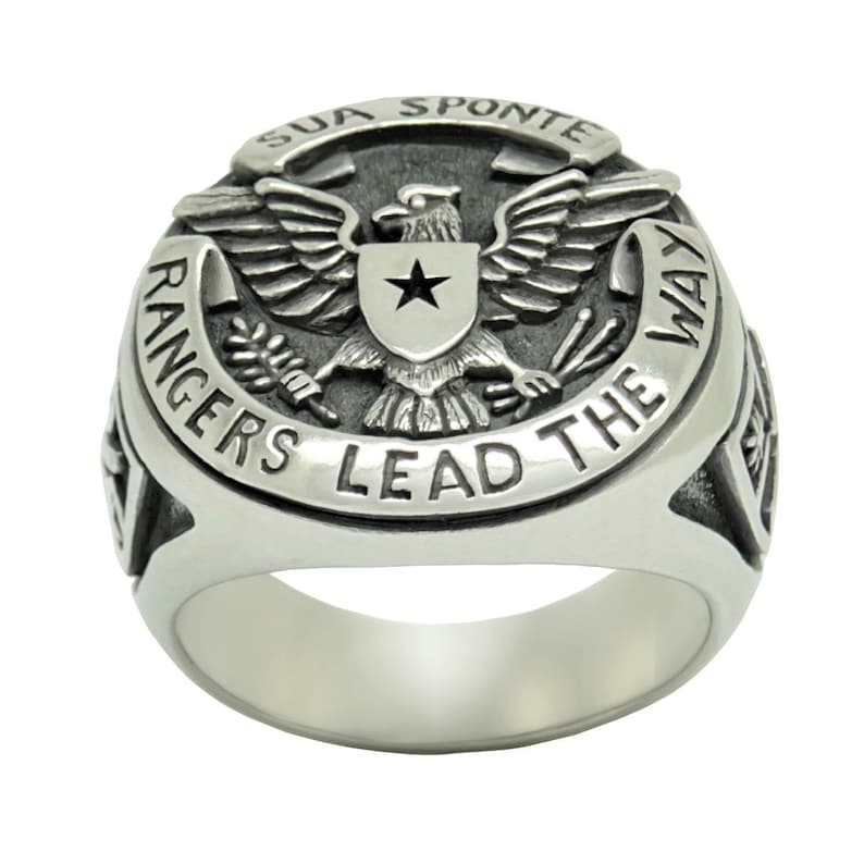 Rangers Sterling Silver Mens Ring Army 75th Ranger Regiment - Etsy
