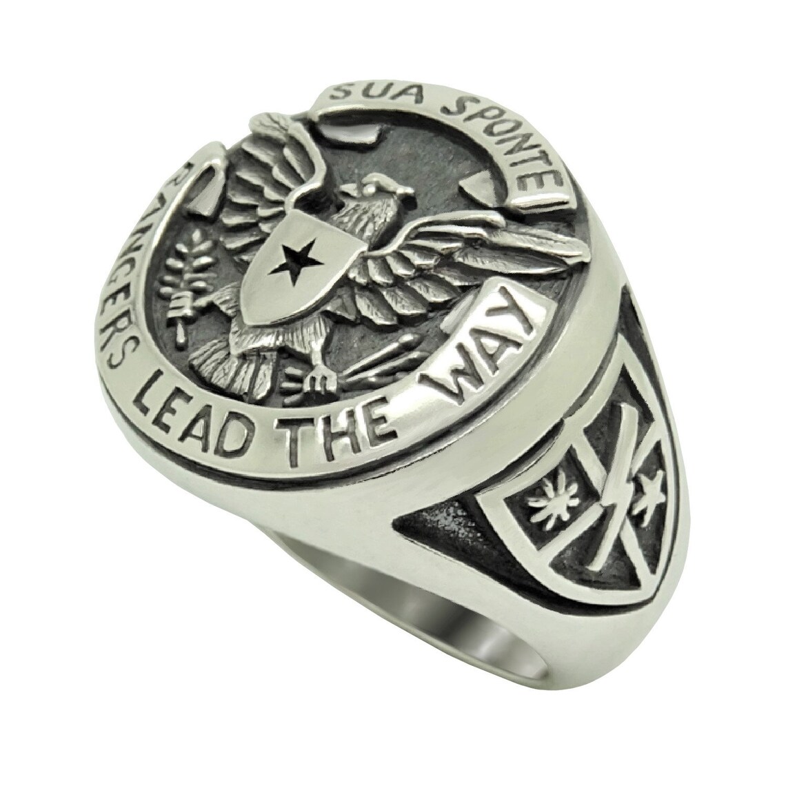 Rangers Sterling Silver Mens Ring Army 75th Ranger Regiment - Etsy