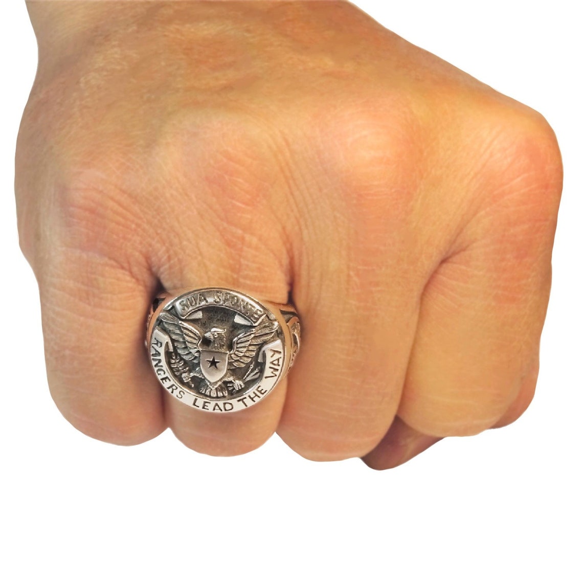 Rangers Sterling Silver Mens Ring Army 75th Ranger Regiment - Etsy